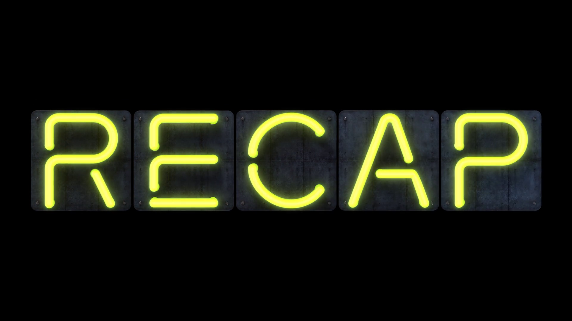 Recap Neon Caption Stock Motion Graphics SBV-351932498 - Storyblocks