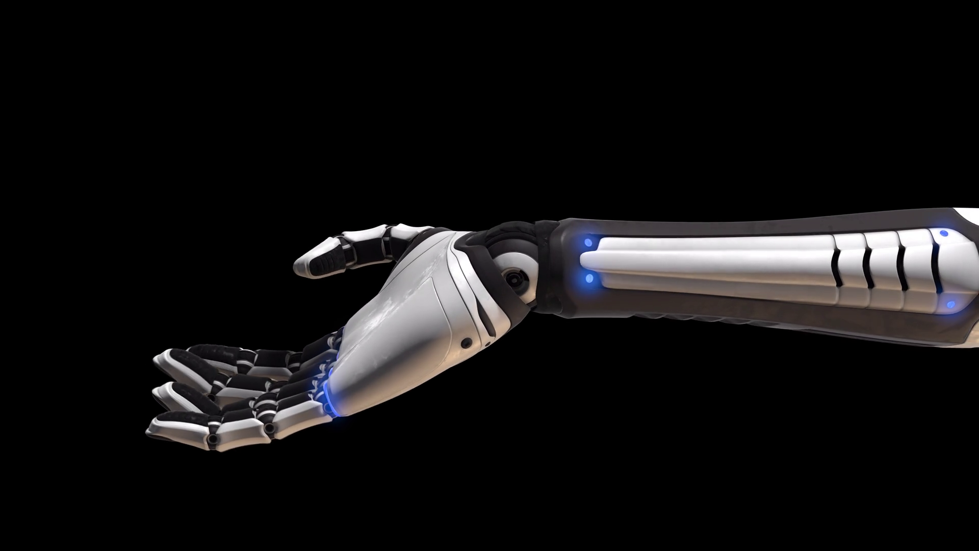 Robotic Hand Movement With Alpha Stock Motion Graphics SBV-351923022 ...