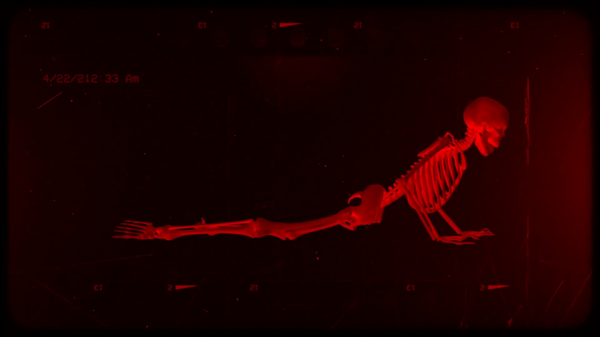 Skeleton Crawling Loop Stock Motion Graphics SBV-351887200 - Storyblocks