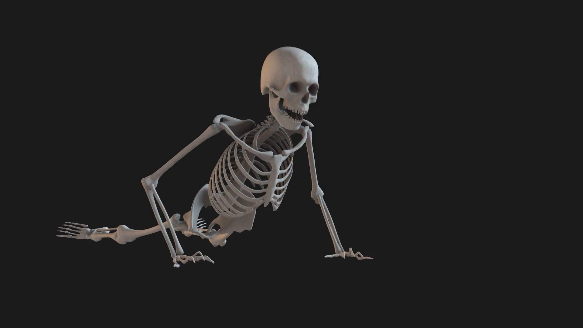 Skeleton Drag Crawl 02 Stock Motion Graphics SBV-351887115 - Storyblocks