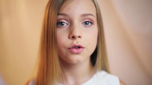 Eight Year Old Girl Stock Footage: Royalty-Free Video Clips - Storyblocks