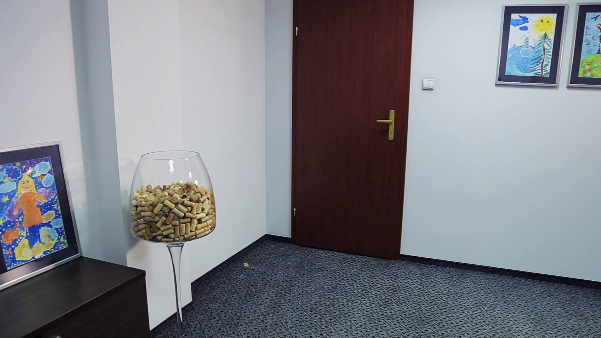 Knocking On Door Cute Caucasian Girl With Stock Footage SBV-329196992 ...