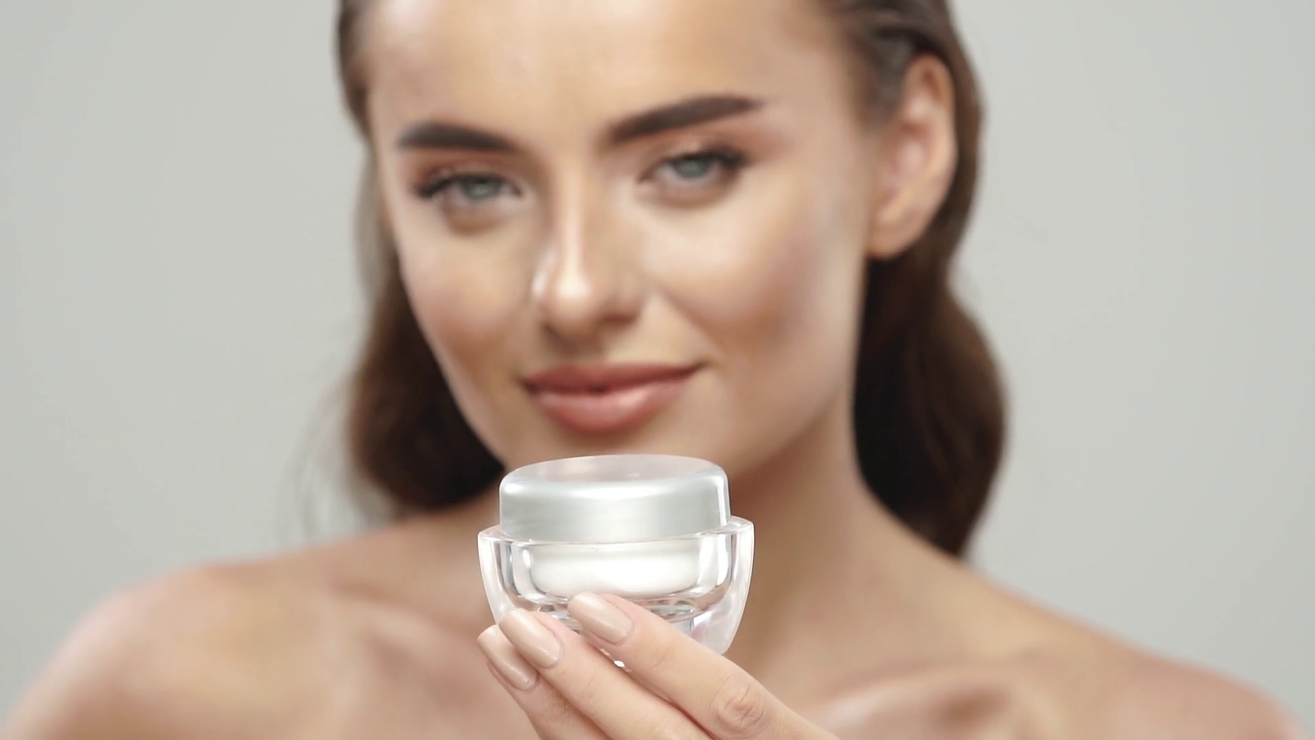 Woman Using Cream Face Stock Footage SBV-339015002 - Storyblocks