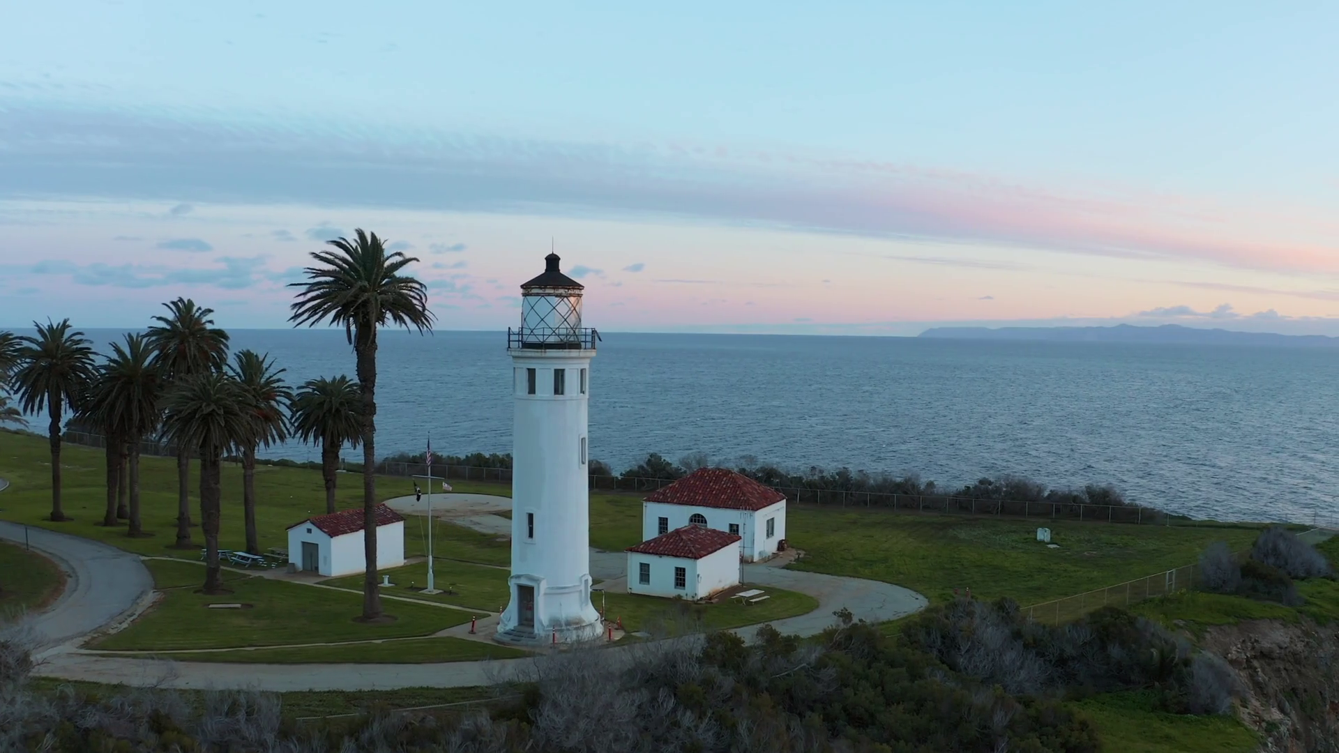 Aerial: Point Vicente Lighthouse Rancho Stock Footage SBV-347748125 ...