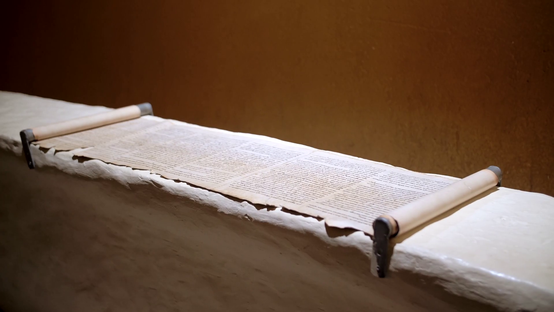Ancient Biblical Scroll In Jerusalem Stock Footage SBV-347748350 - Storyblocks