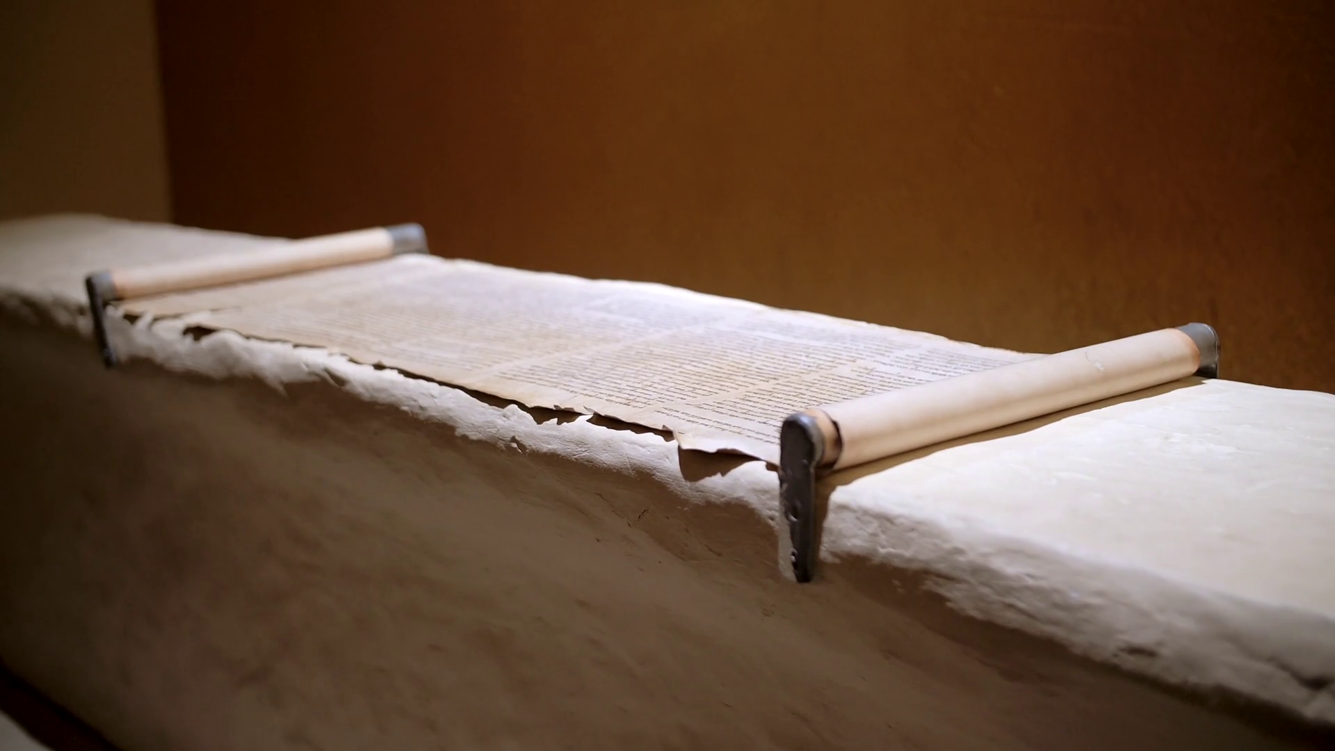 Ancient Biblical Scroll In Jerusalem Stock Footage SBV-347748353 - Storyblocks