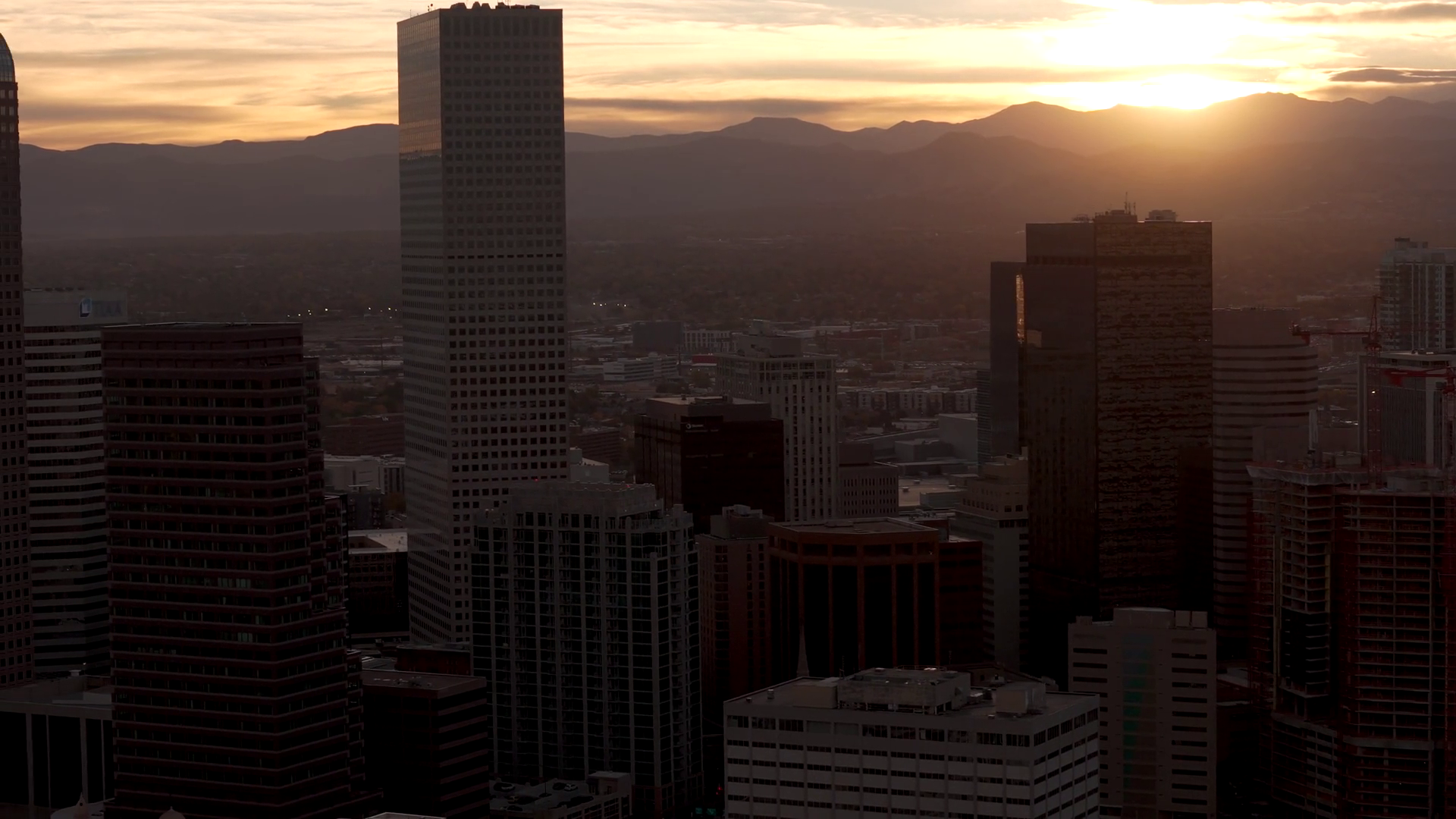 Downtown Denver Aerial View | Urban Life In Stock Footage SBV-351959870 ...