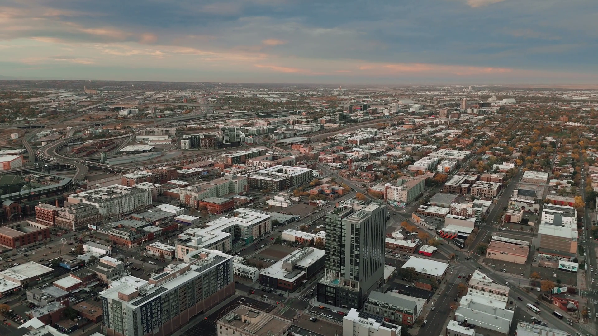 Suburban Denver From Above | Drone Aerial Of Stock Footage SBV ...