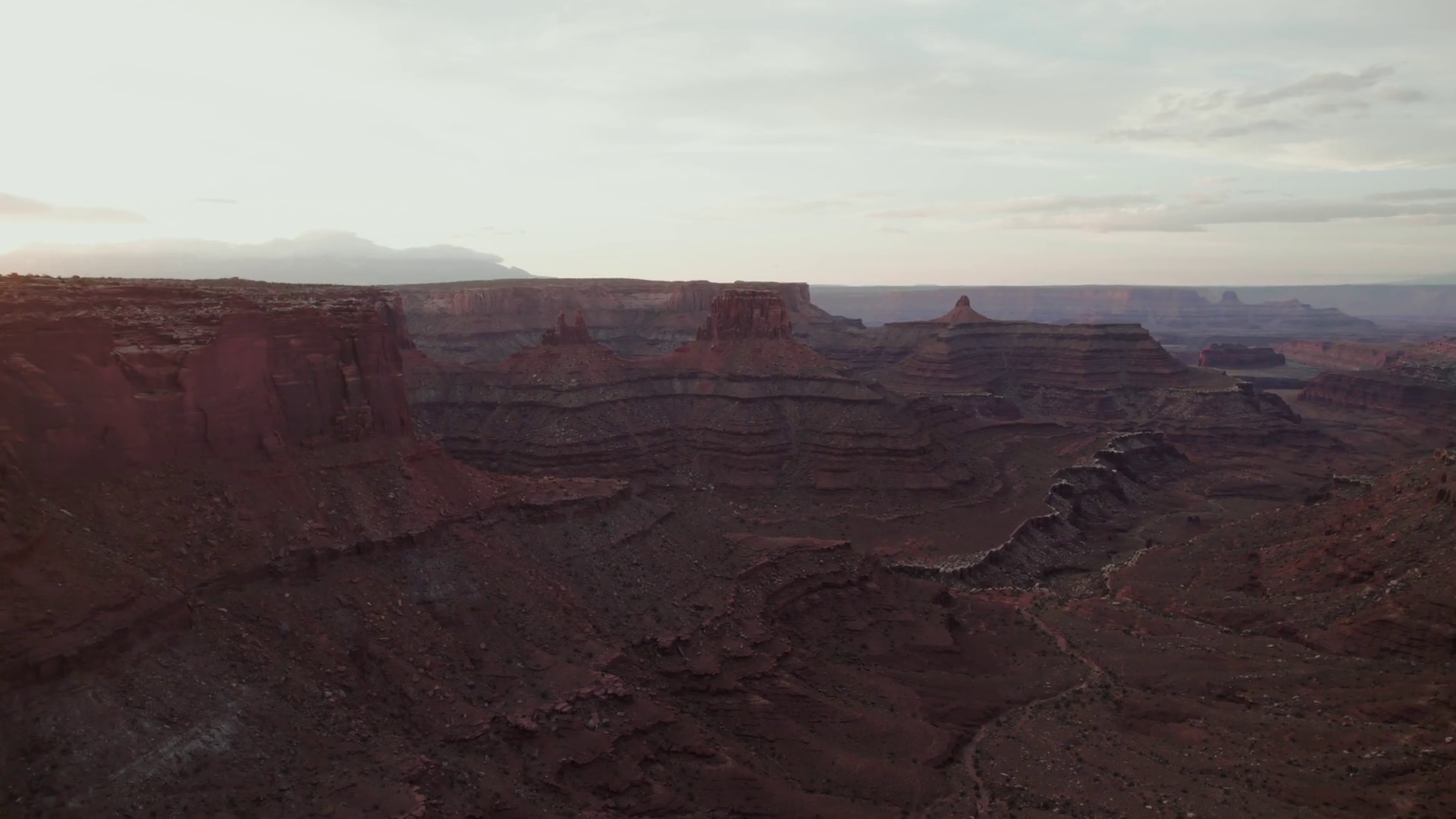 Aerial Drone Above Moab Utah Landscape Stock Footage SBV-347667329 ...