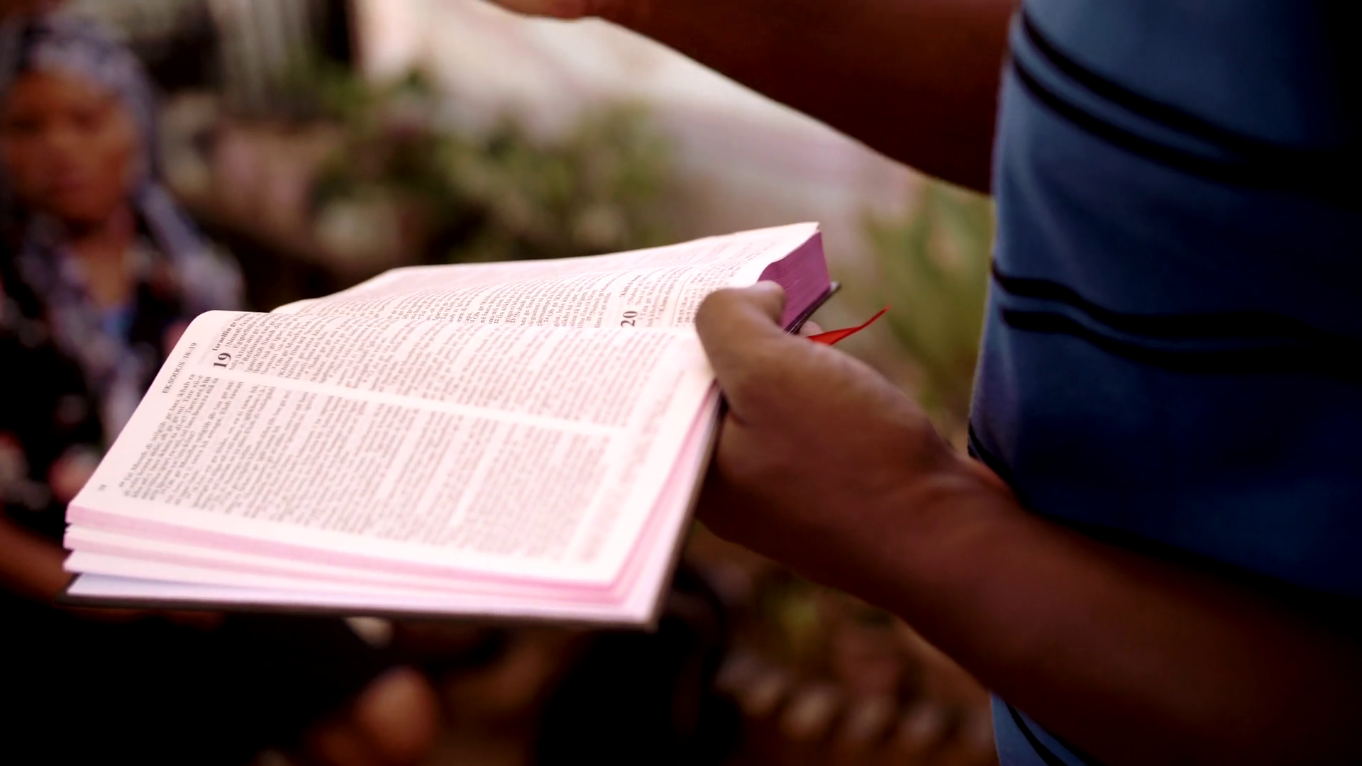 African Man Preaches Bible Stock Footage SBV-347808522 - Storyblocks
