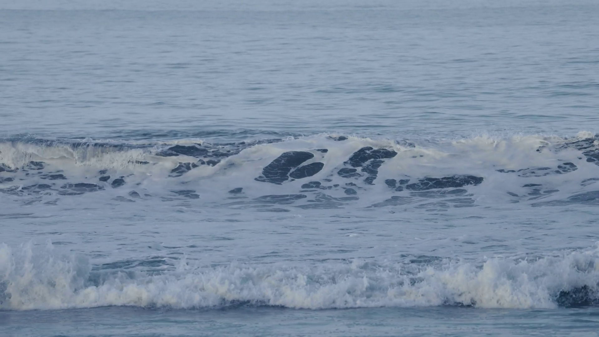 Tropical Cyclone Slow Motion Ocean Waves Stock Footage SBV-347614239 ...