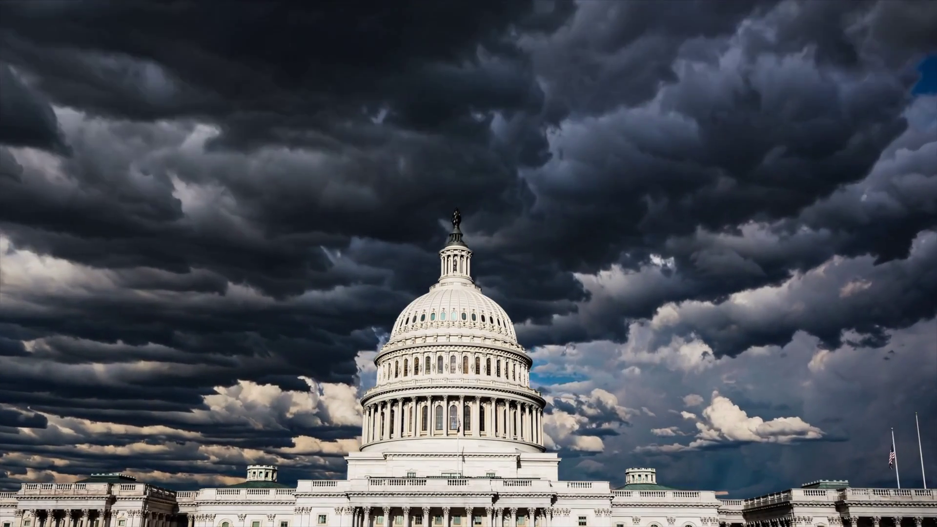 Us Capitol Storm Timelapse Politics Stock Footage SBV-351877700 ...