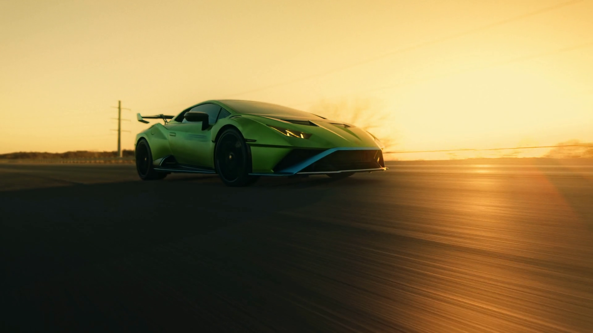 Lamborghini Sto Driving Across Bridge With Stock Footage SBV-352972038 ...