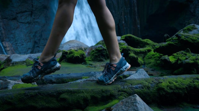 Walking On Log Stock Footage: Royalty-Free Video Clips - Storyblocks