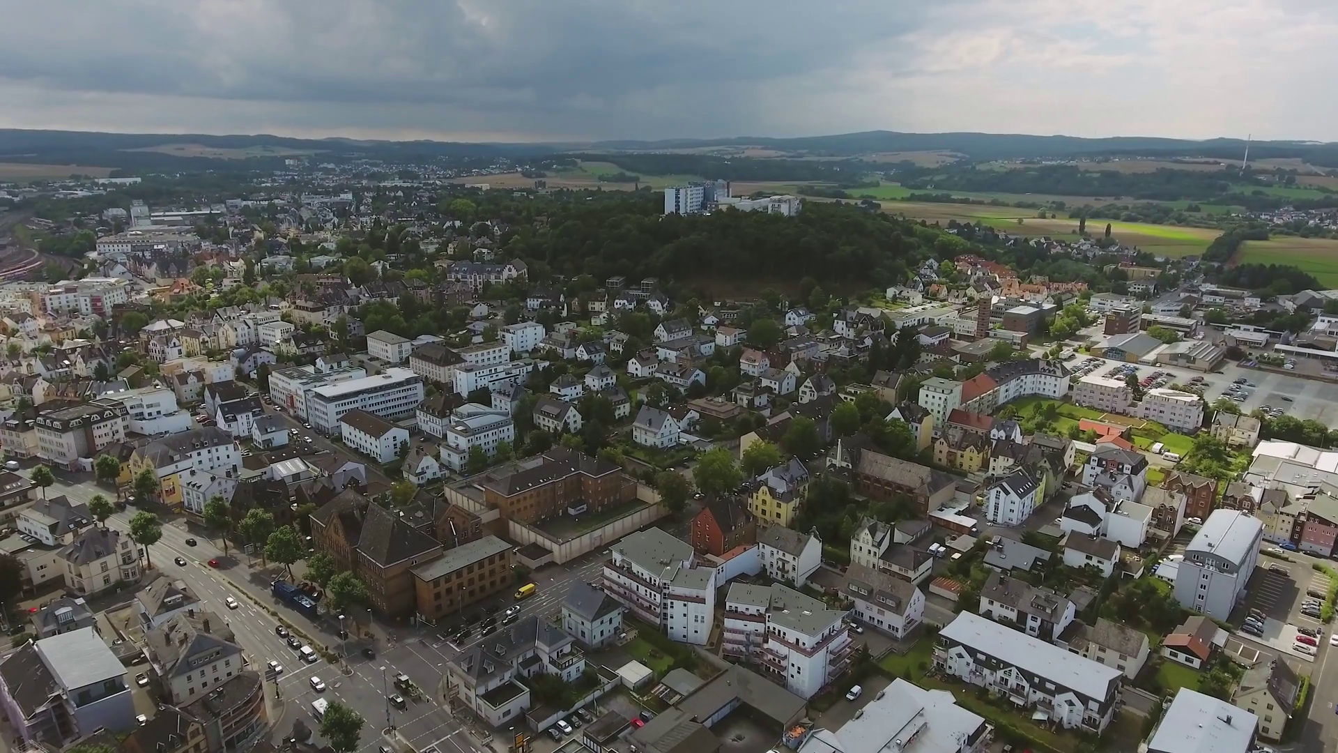 Aerial View Of Dutch City With Orange Stock Footage SBV-309695649 ...