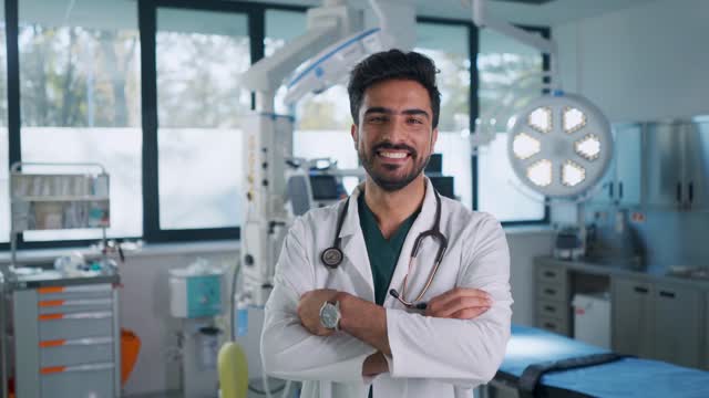 Indian Doctor Smiling At Patient Stock Footage: Royalty-Free Video ...