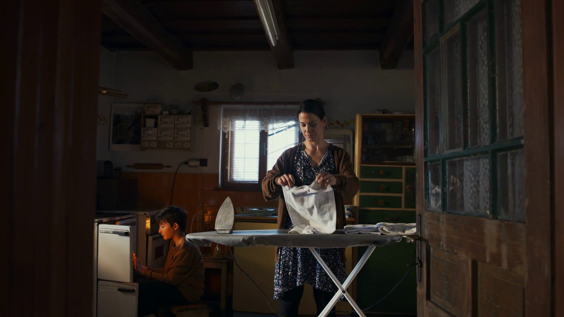 Poor Mother With Small Daughter Indoors At Stock Footage SBV-346475371 ...