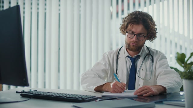 Doctor Writing Paracetamol Stock Footage: Royalty-Free Video Clips ...