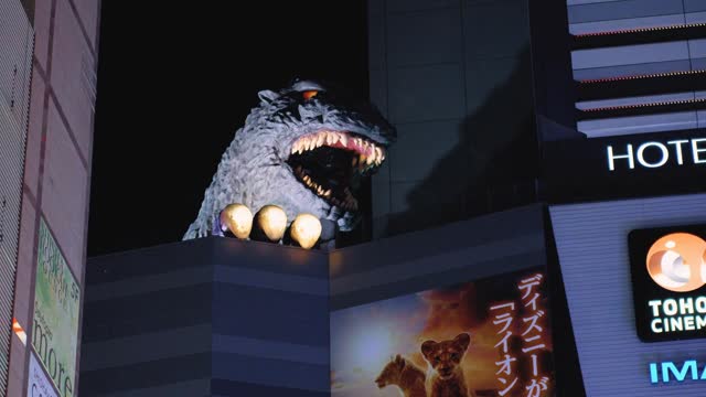 Godzilla Attacking City Stock Footage: Royalty-Free Video Clips ...