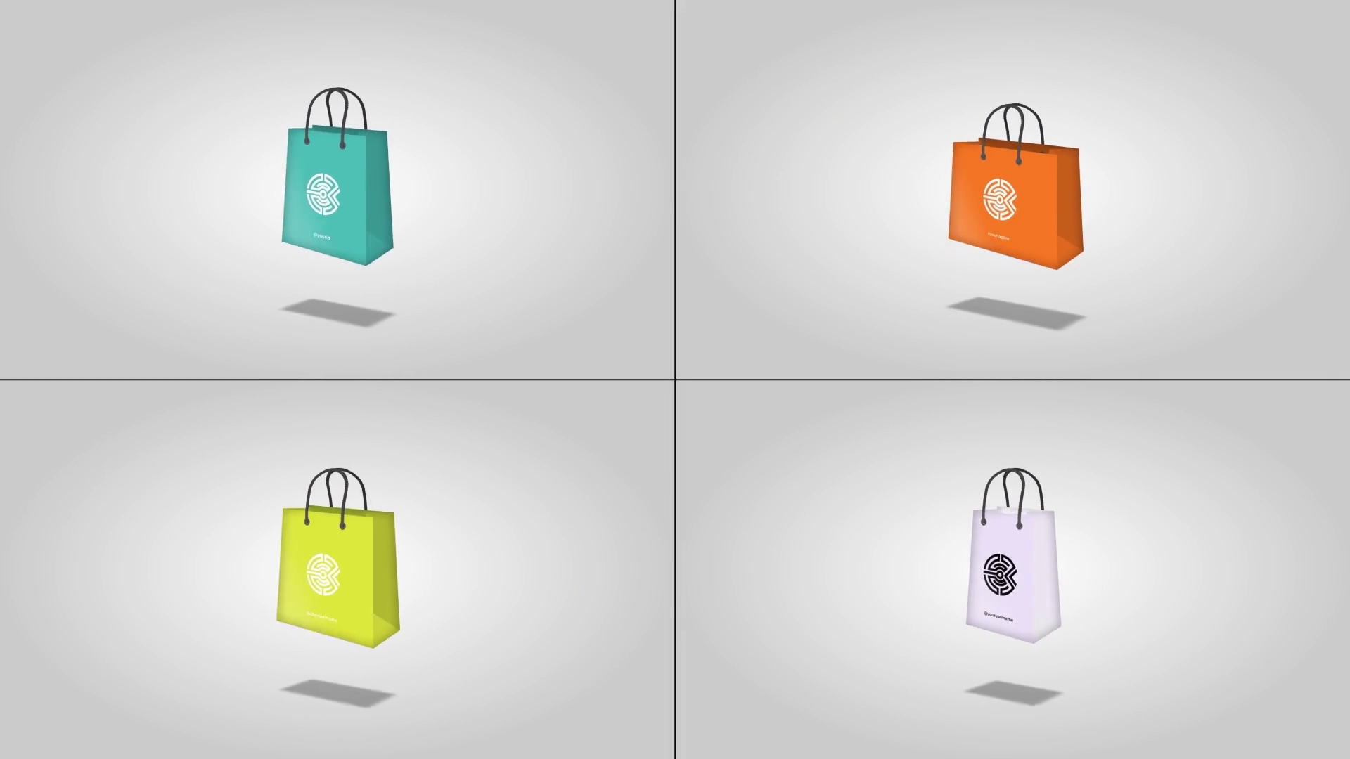 3d Animated Shopping Bags Premiere Pro Template SBV-347801977 - Storyblocks