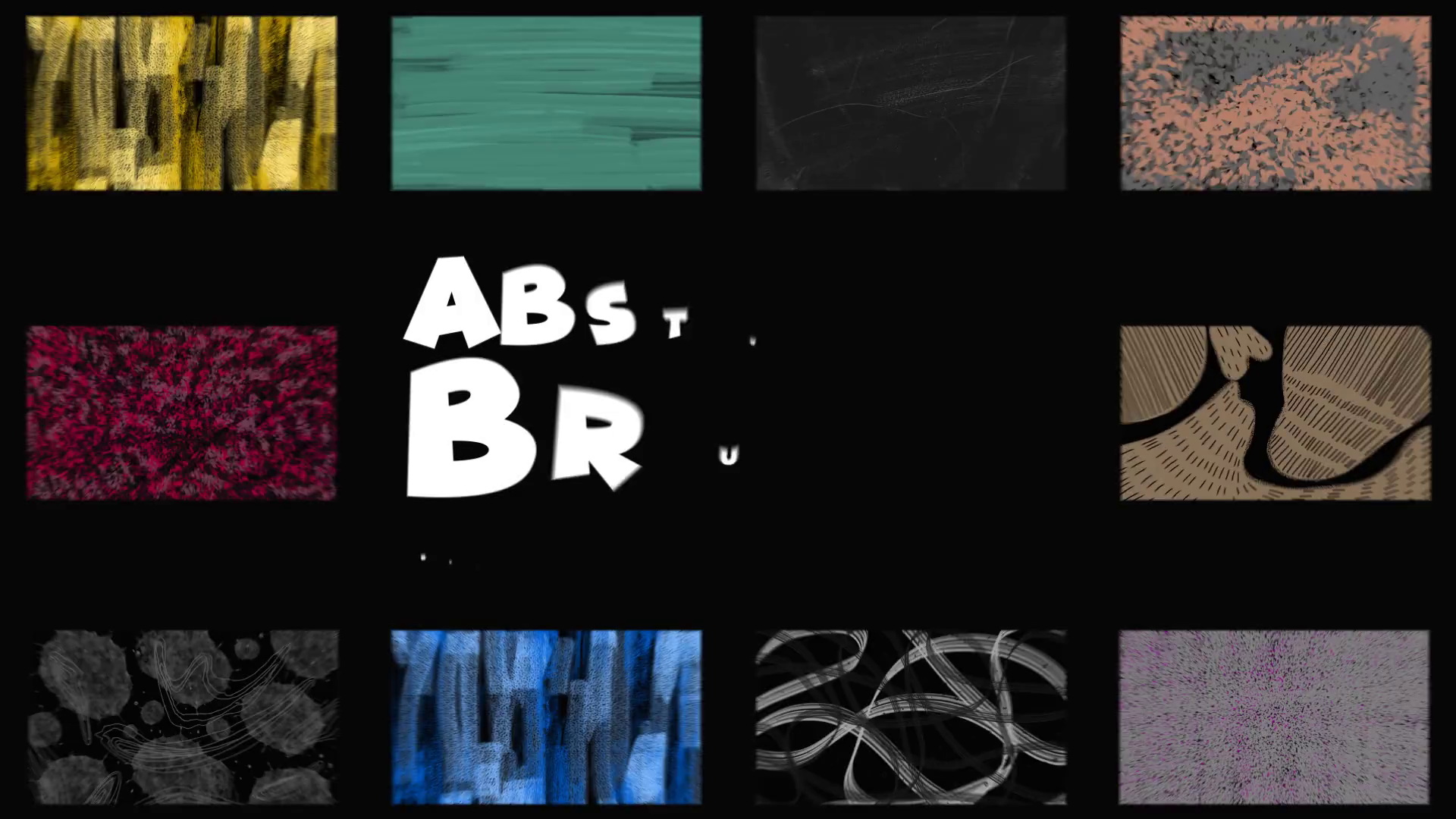 Abstract Brush Backgrounds Overlays | Effects Template SBV-347792806 ...