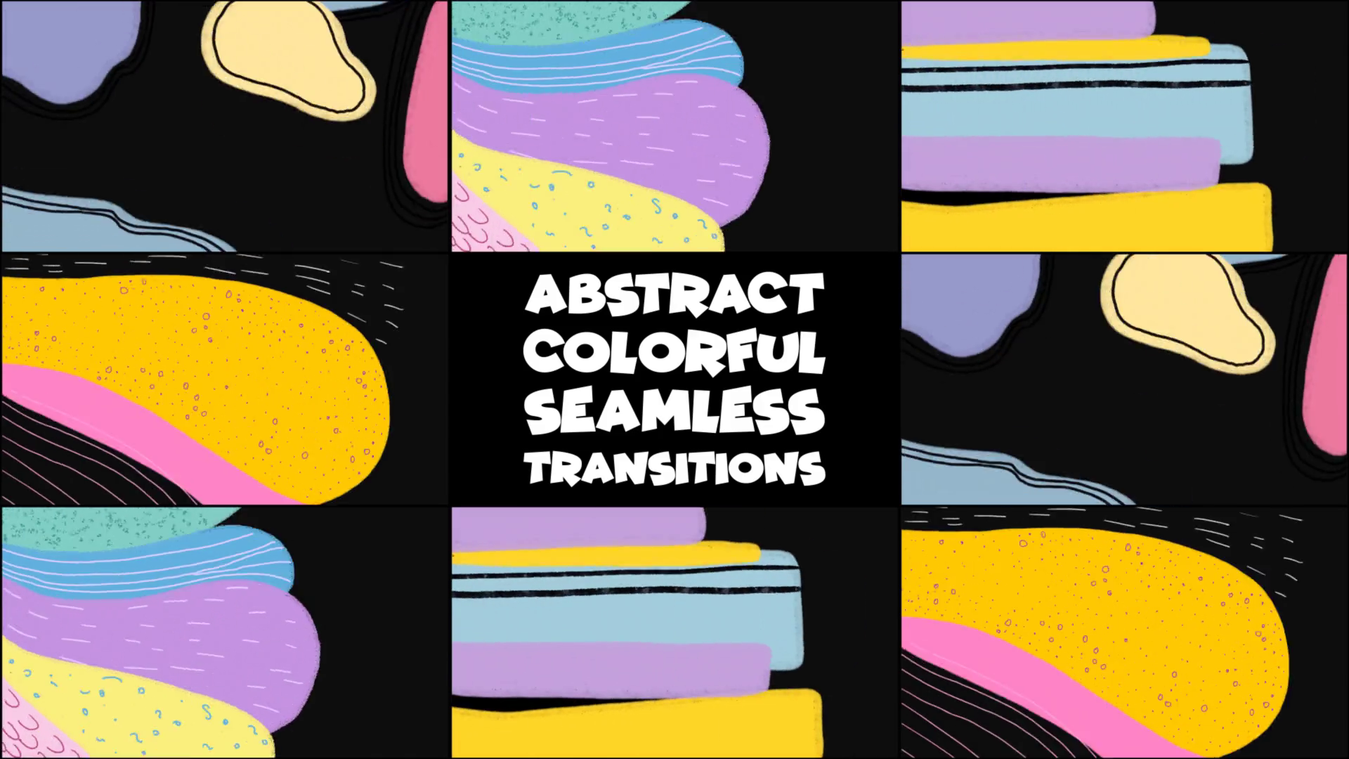 Abstract Colorful Seamless Transitions Stock Footage SBV-348478108 ...