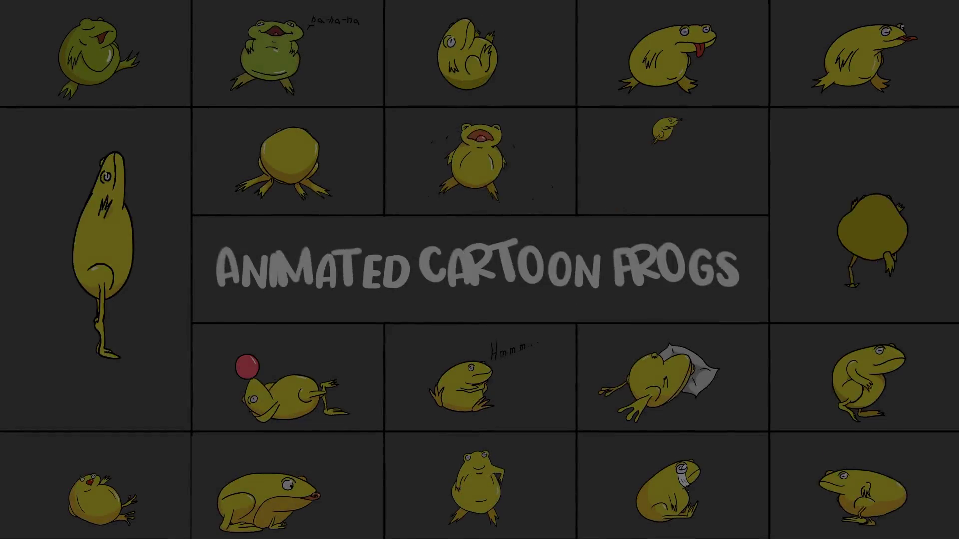 Apple Motion Template: Animated Cartoon Frogs Fcpx SBV-349224745 ...
