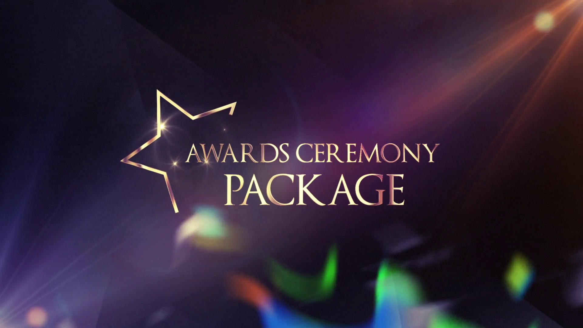 Colorful Awards Ceremony Effects Template SBV-347731390 - Storyblocks