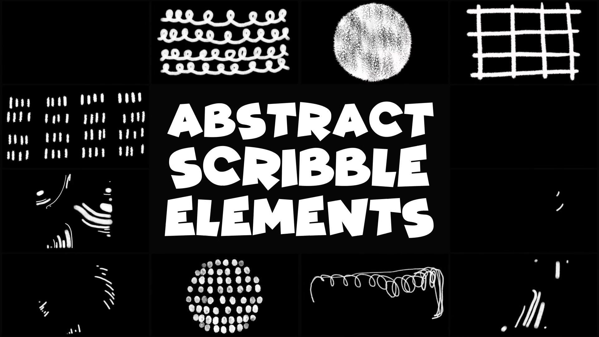 Brush Abstract Scribble Elements DaVinci | DaVinci Resolve Template SBV-348869193 - Storyblocks