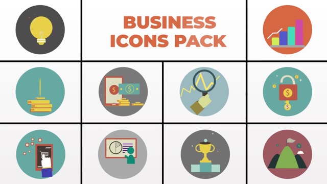Business Icons Templates Royalty-Free - Storyblocks