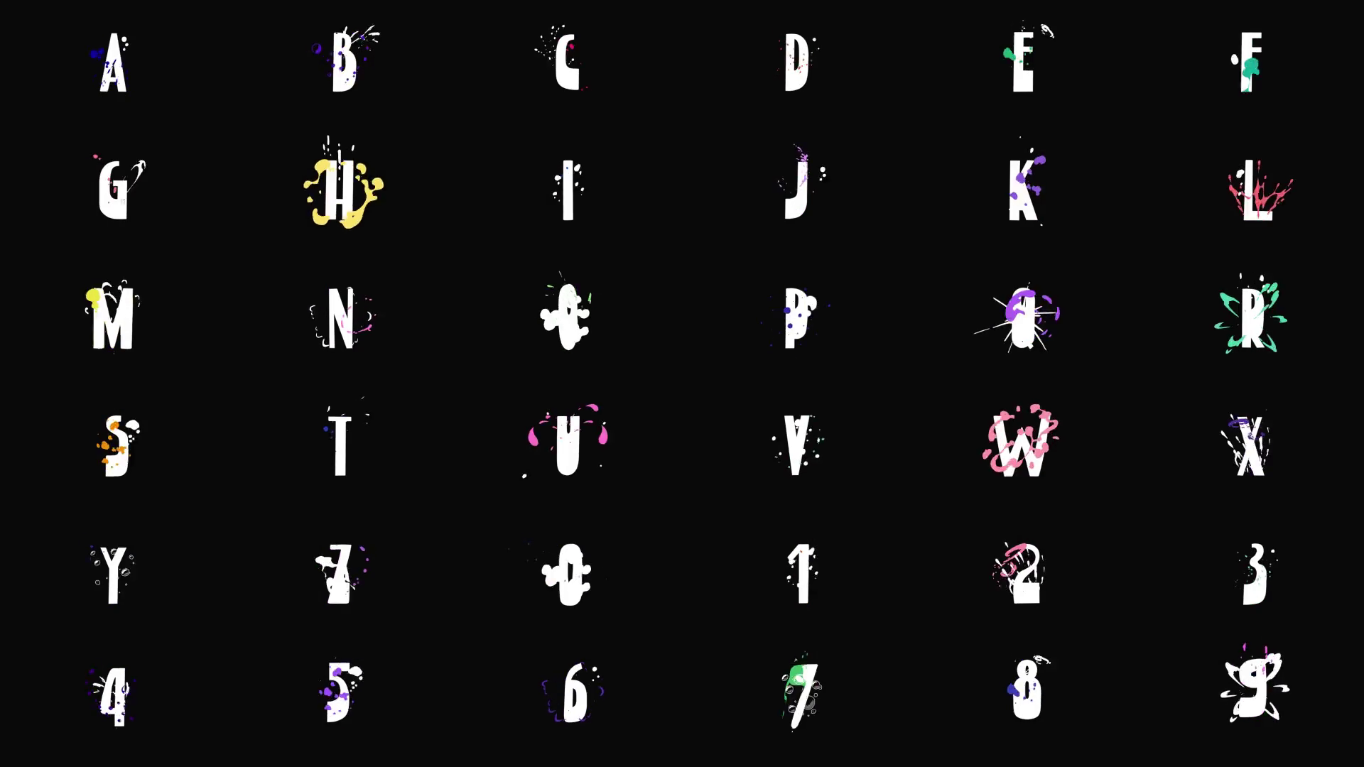 Cartoon Animated Alphabet Premiere Pro Template SBV-349165701 - Storyblocks