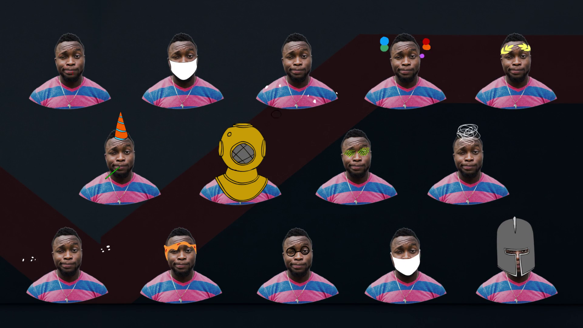 Cartoon Animated Masks Fcpx Template SBV-347404881 - Storyblocks