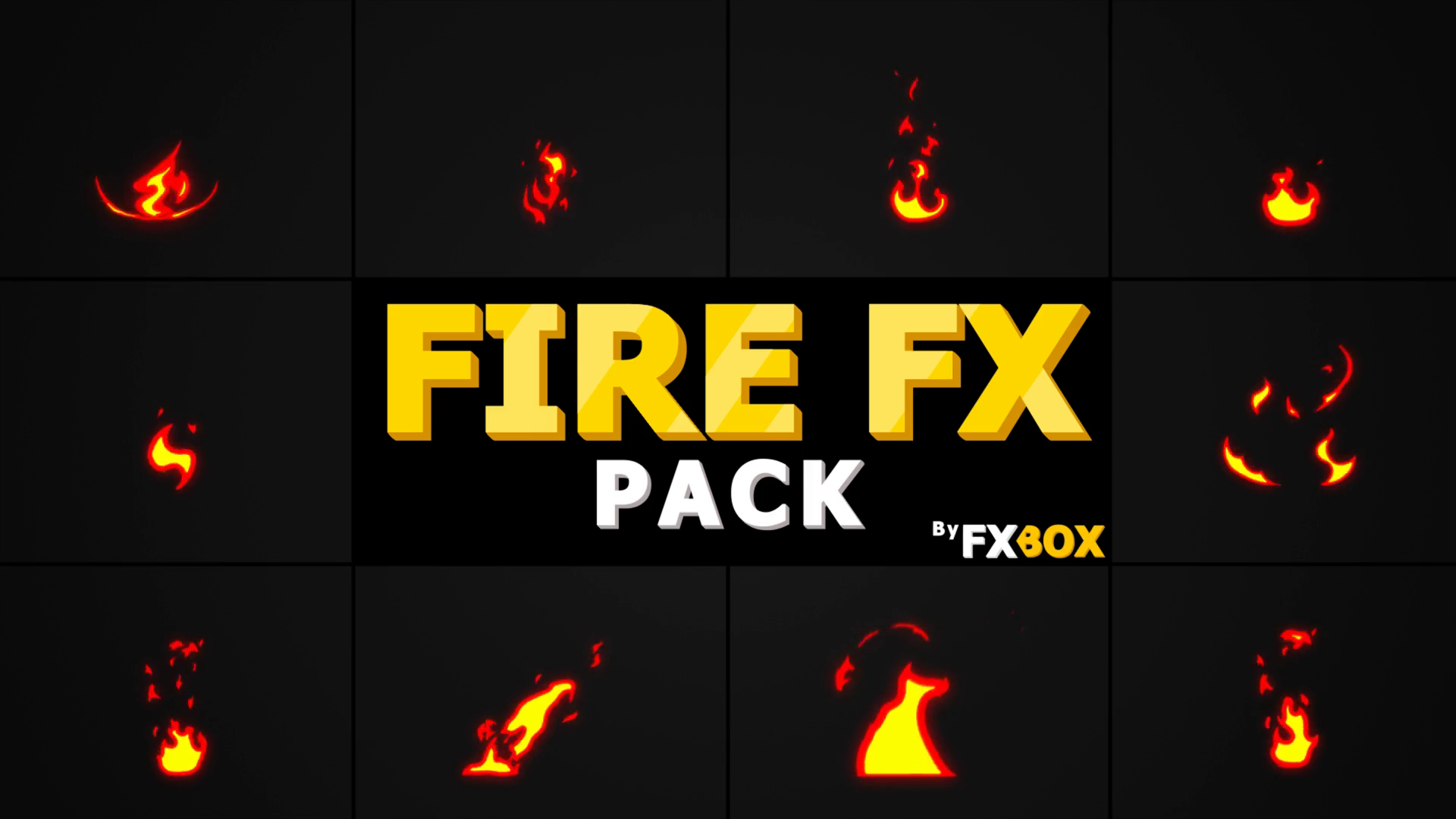 Cartoon Fire Elements Is Action Motion Stock Motion Graphics SBV ...