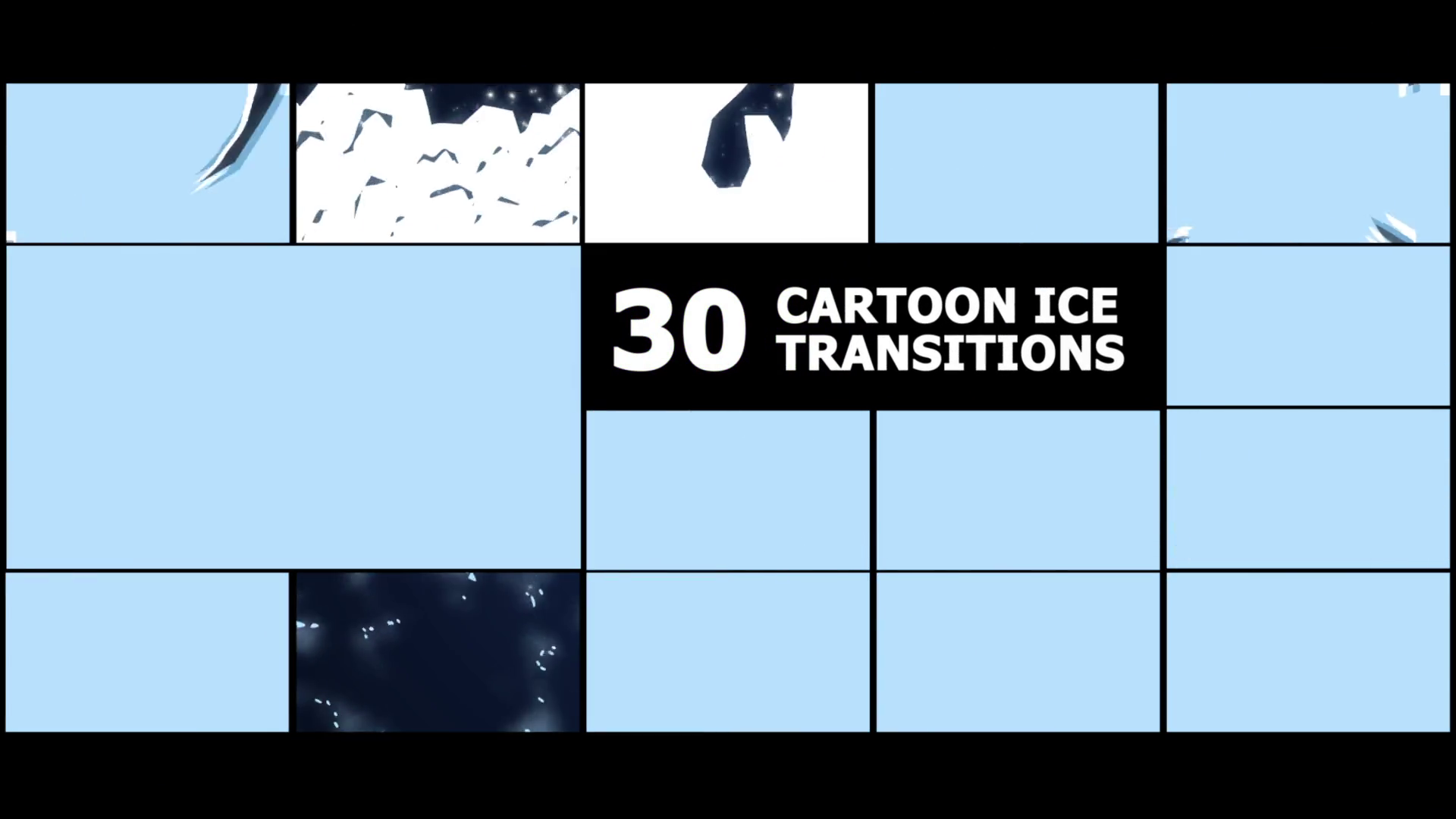 Cartoon Ice Transitions | Effects Template SBV-347315580 - Storyblocks