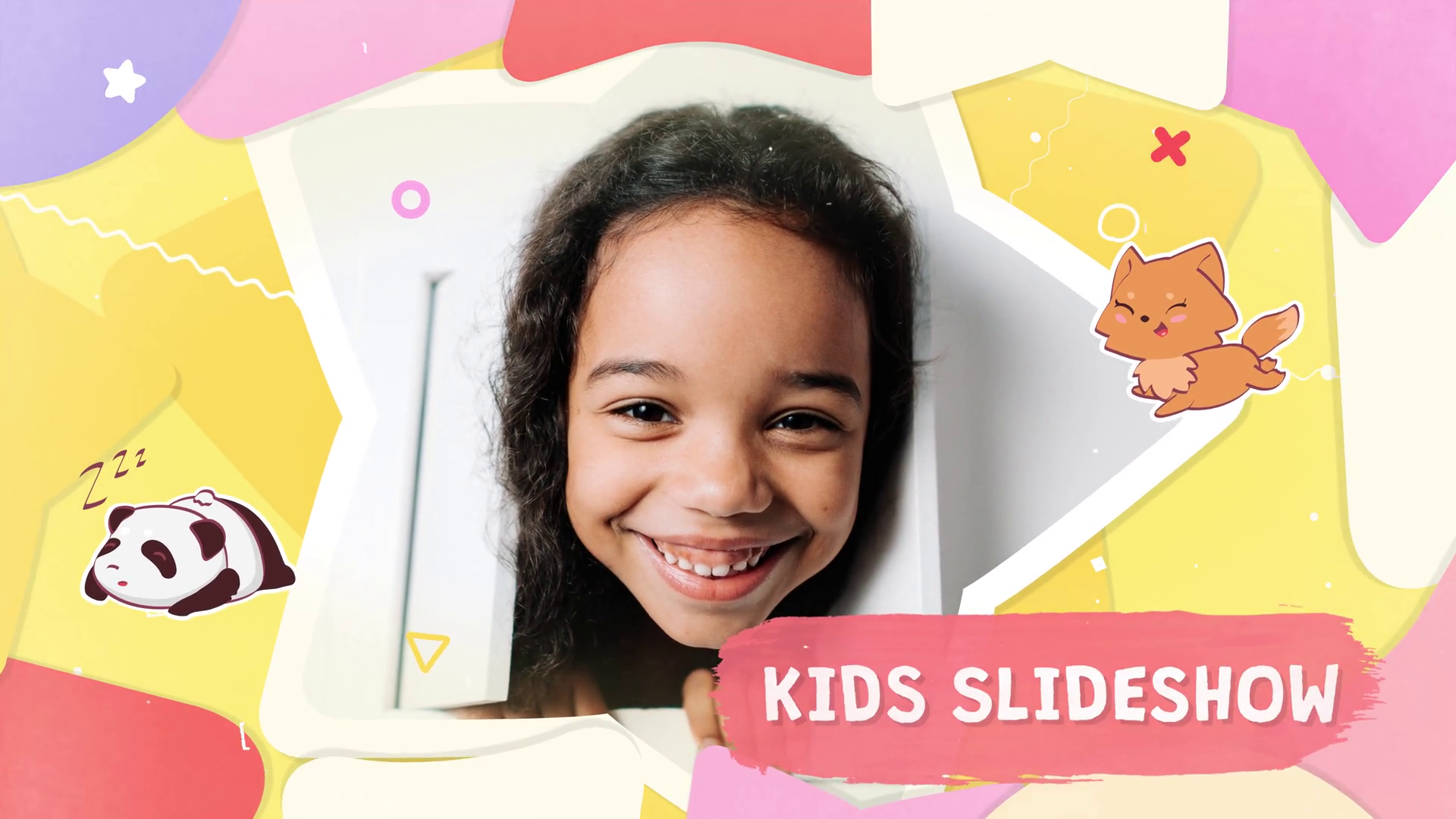 Cartoon Kids Slideshow | Premiere Pro Mogrt Template SBV-346880910 ...