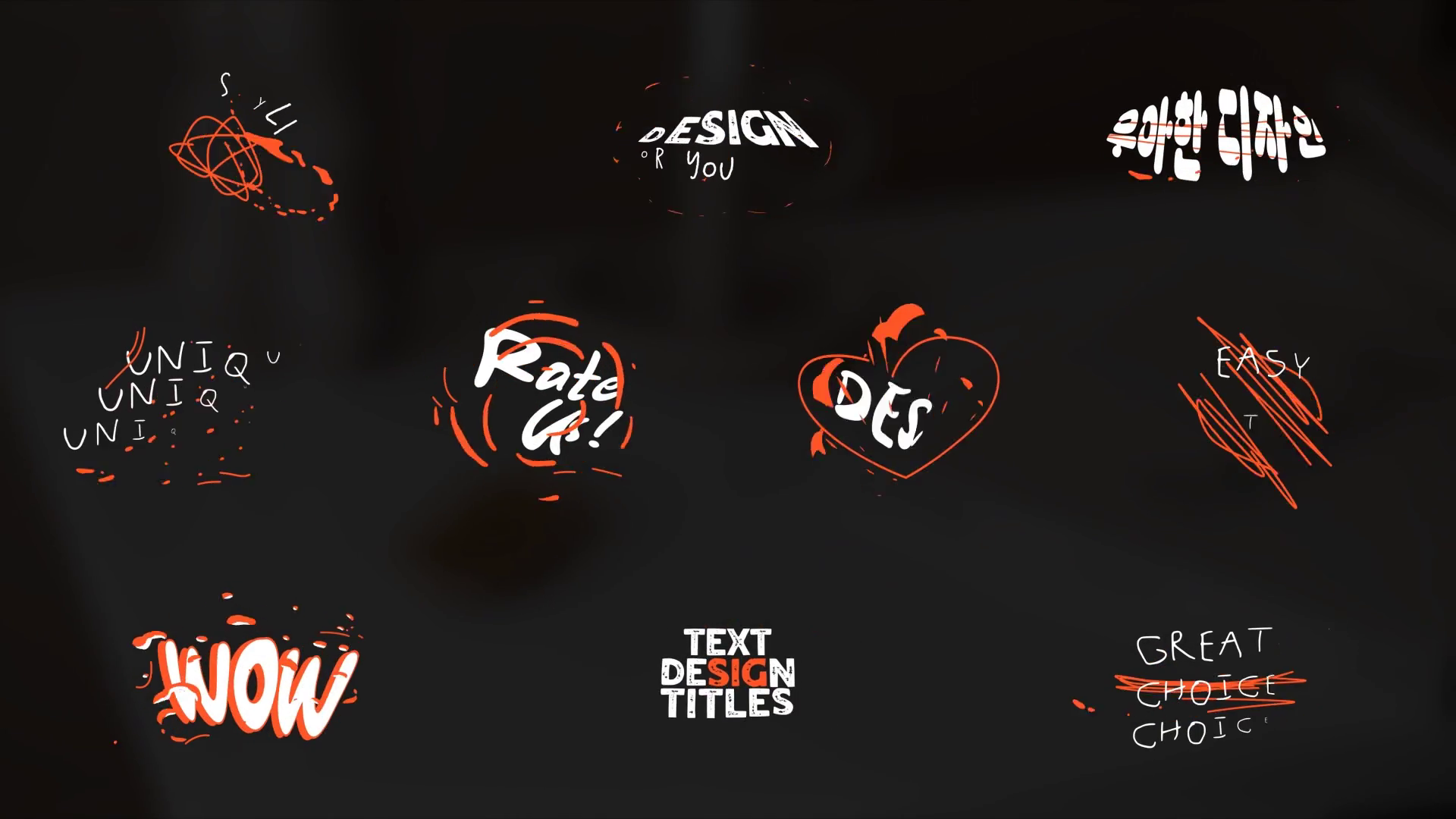 Cartoon Text Design Titles | Effects Template SBV-348463356 - Storyblocks