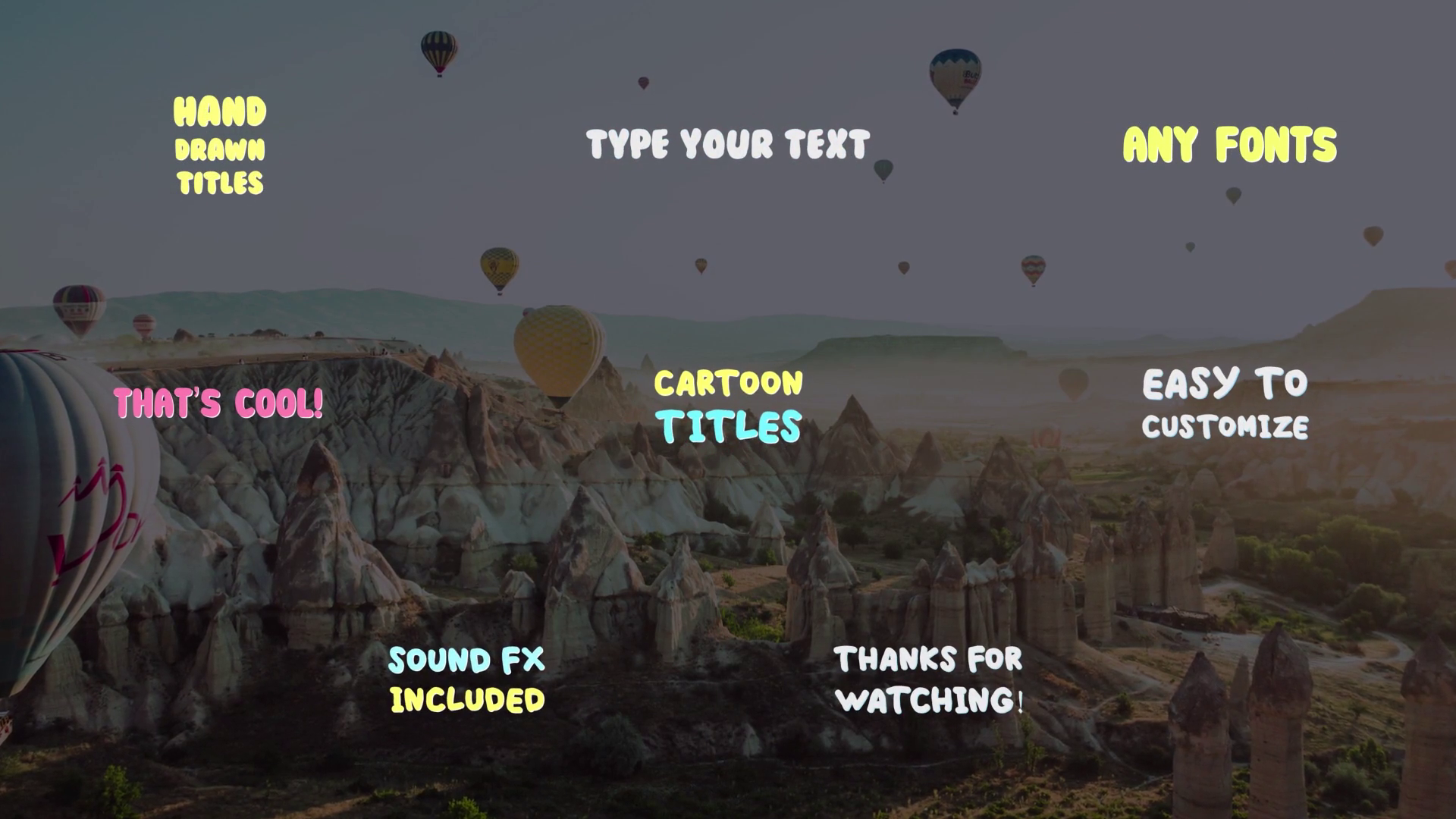 Cartoon Titles | After Effects 01:16 SBV-338886490 - Storyblocks