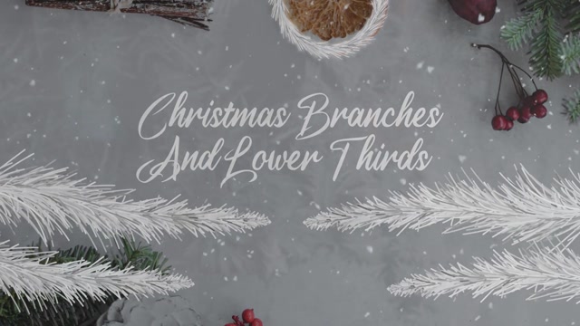 Christmas Lower Thirds Templates Royalty-Free - Storyblocks