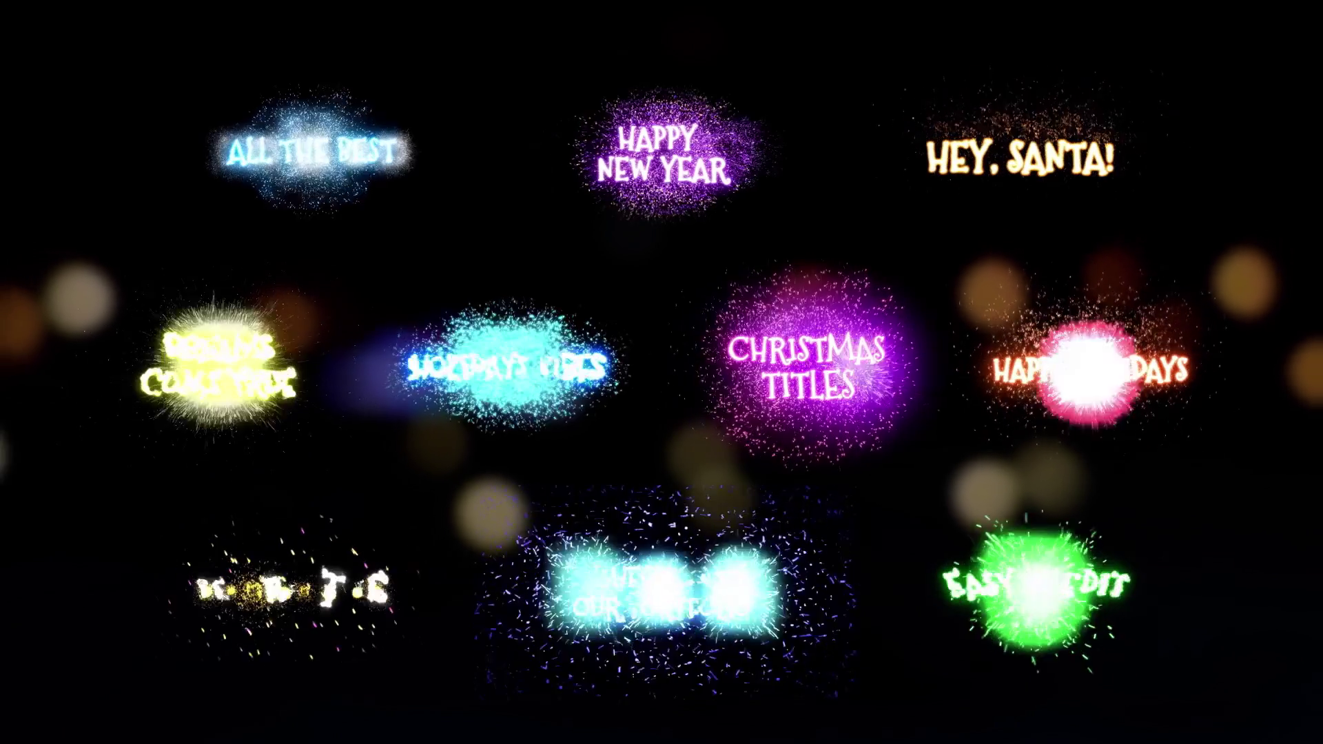 Christmas Magic Titles | Premiere Pro MOGRT 00:55 SBV-338955164 ...