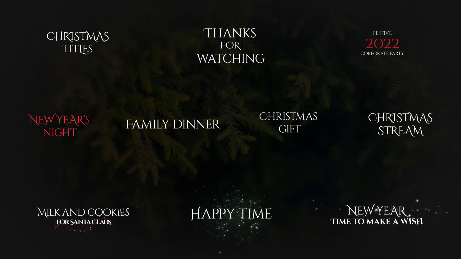 Christmas Magic Titles | Premiere Pro Mogrt Template SBV-346743366 ...