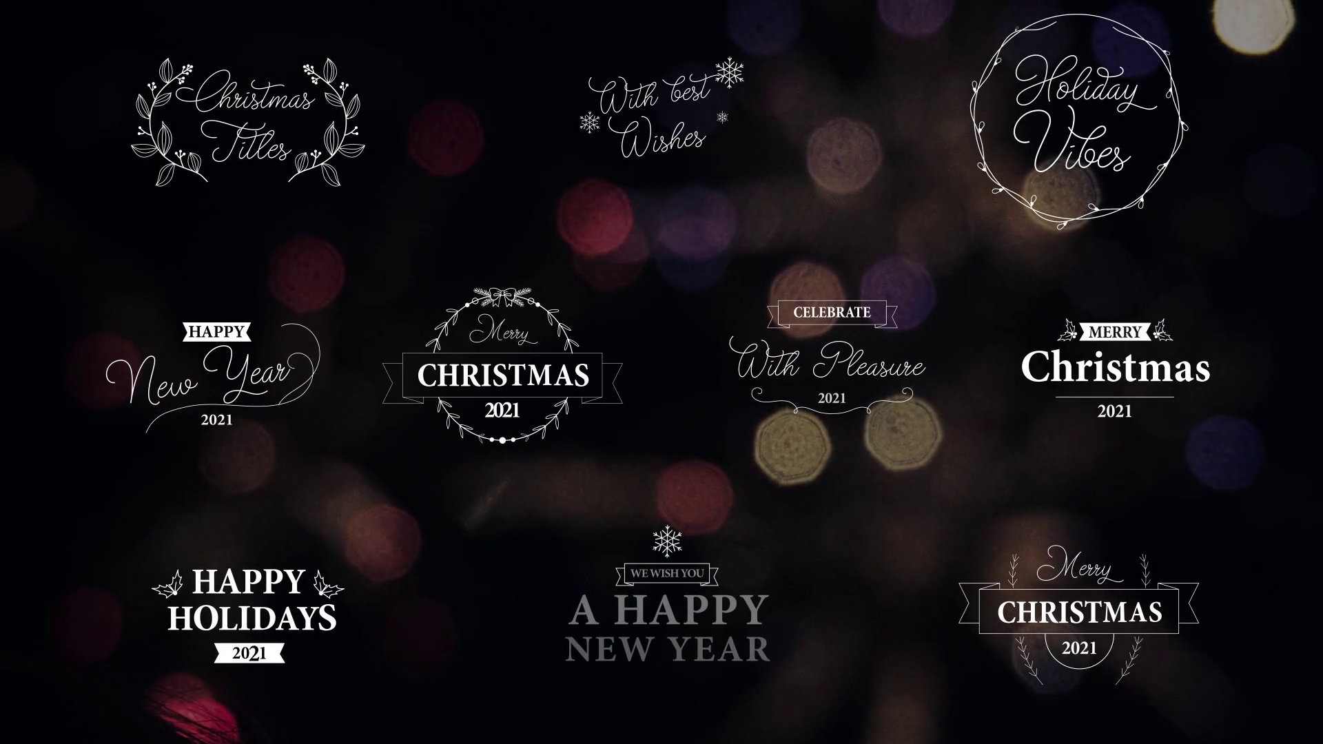 Christmas Titles | DaVinci Resolve Template SBV-348743264 - Storyblocks