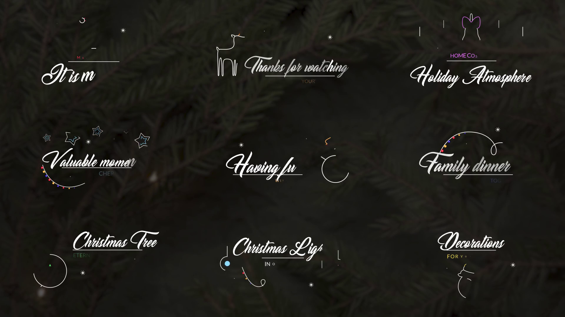 Christmas Titles DaVinci Resolve Template SBV-348739377 - Storyblocks