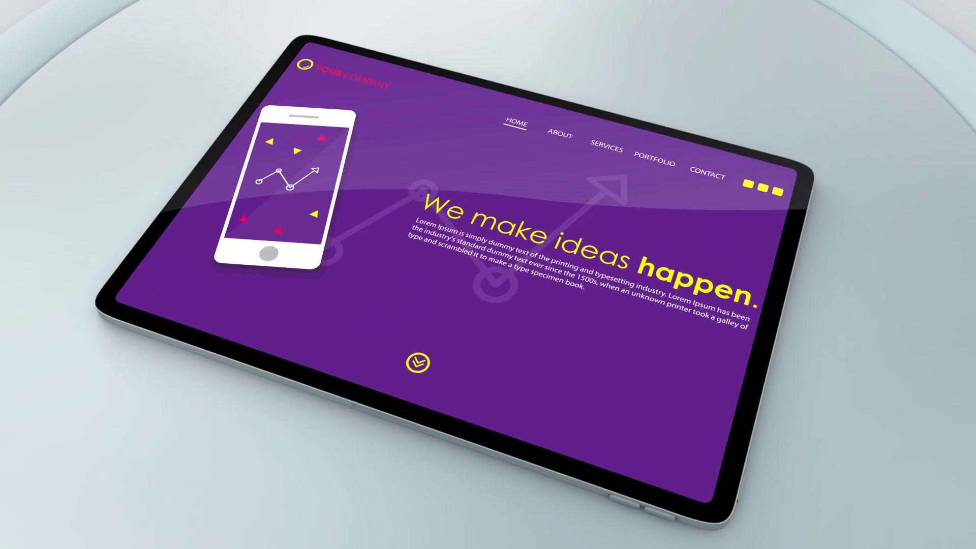 Clean Tablet Presentation Premiere Pro Template SBV-348572830 - Storyblocks