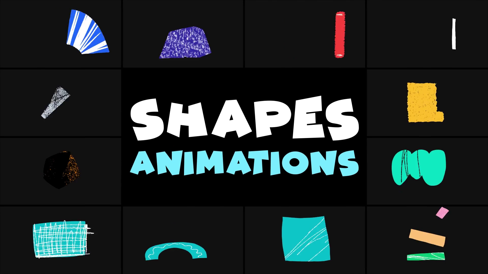 Colorful Abstract Shapes Animations DaVinci | DaVinci Resolve Template SBV-348869330 - Storyblocks