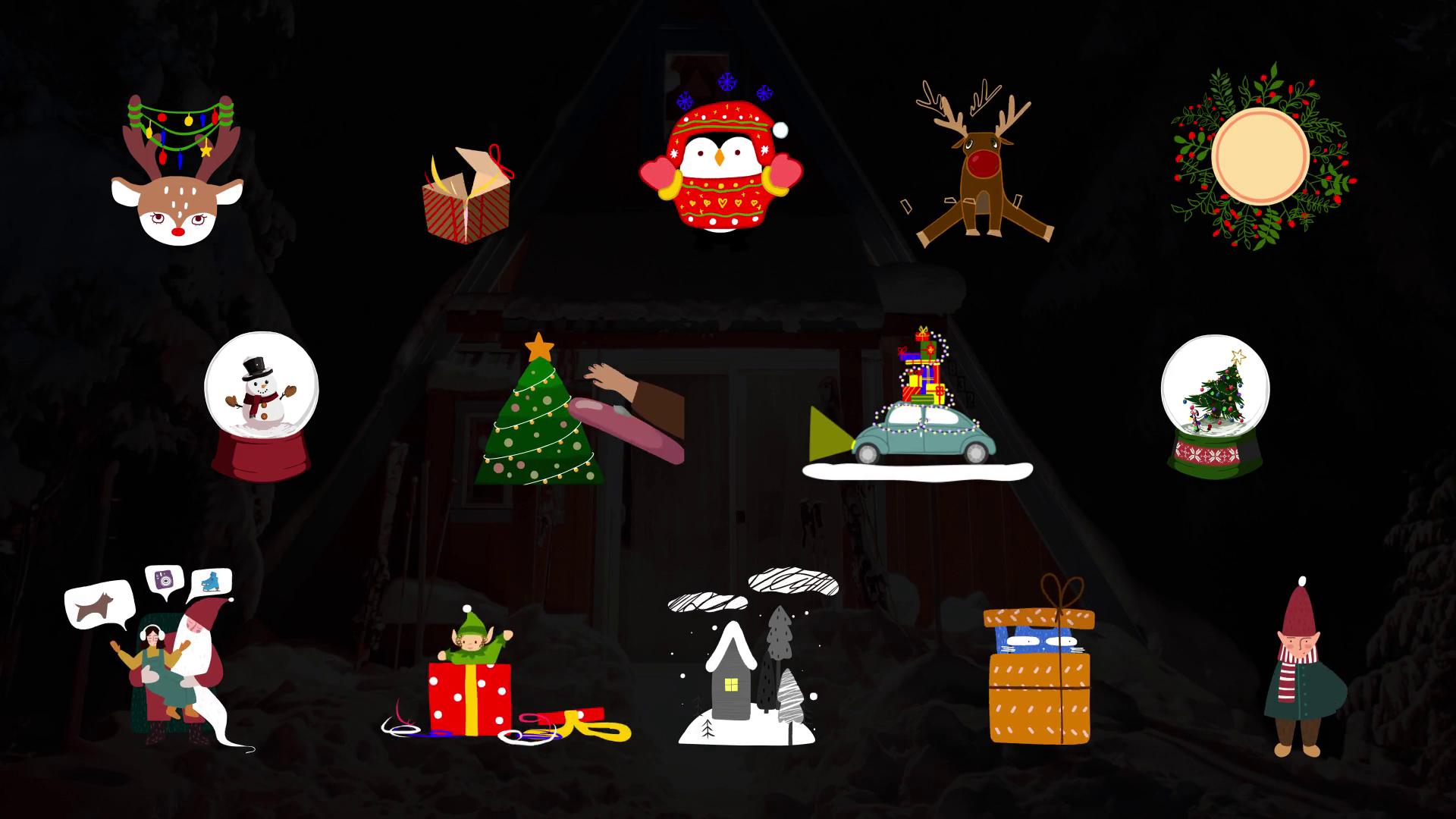 AE Template: Colorful Christmas Animations Effects SBV-346733096 ...