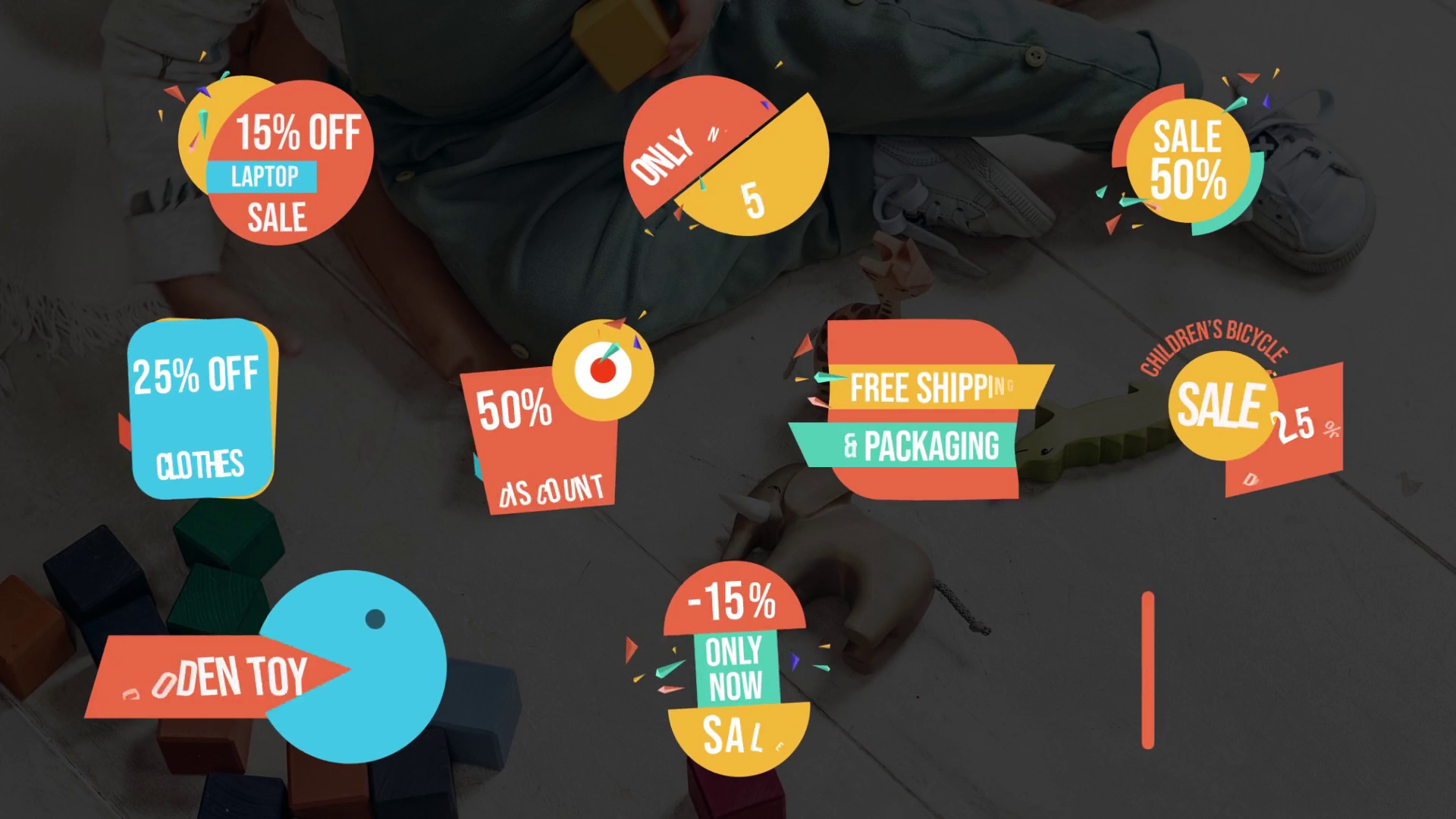 Colorful Sale Titles Premiere Pro MOGRT 00 56 SBV 346692758 Storyblocks
