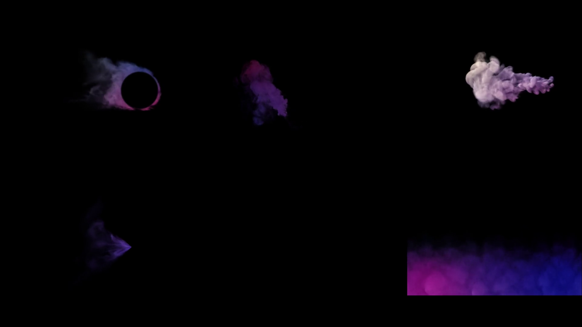 Colorful Smoke Elements Motion Graphics Pack Stock Footage SBV ...