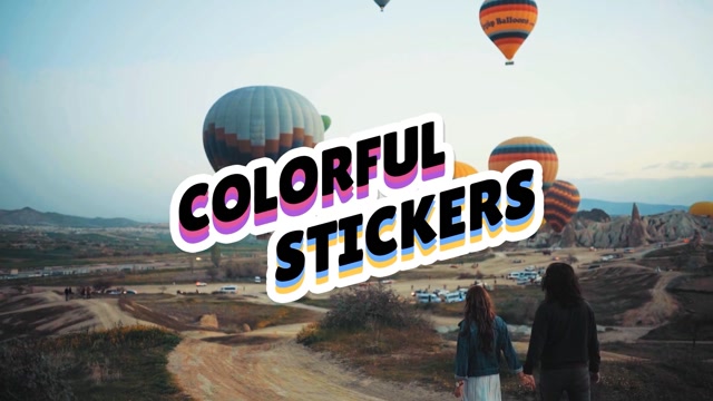 Digital Stickers Templates Royalty-Free - Storyblocks