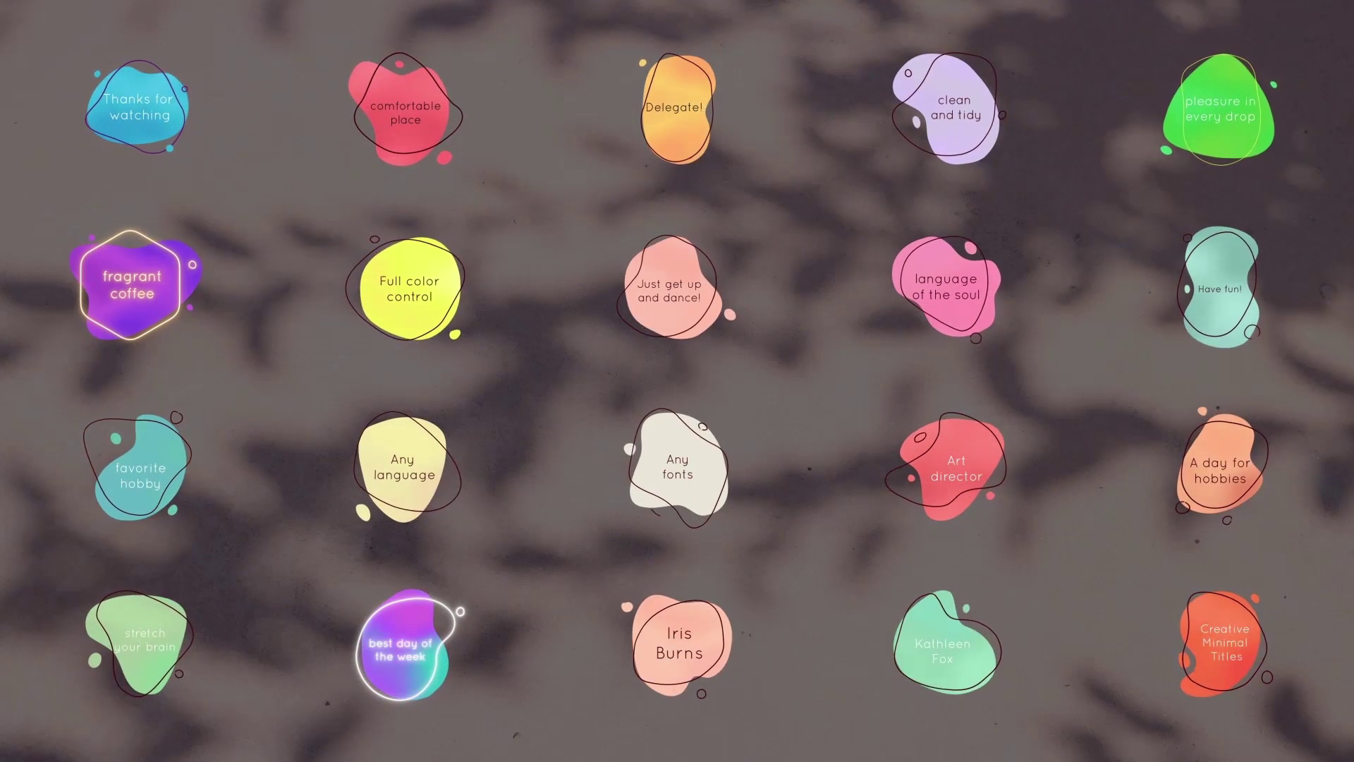 Colorful Titles DaVinci Resolve Template SBV-348747702 - Storyblocks