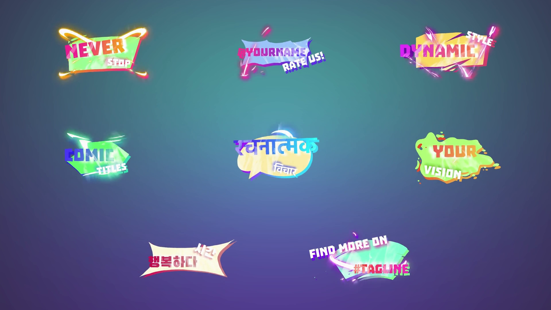 Apple Motion Template: Comic Titles Fcpx SBV-351890708 - Storyblocks